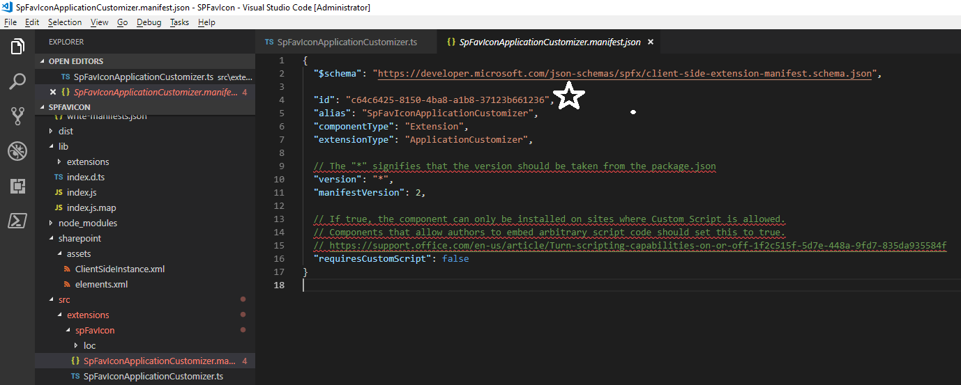 SPFx Application Customizer – How to change favicon on Modern ...
